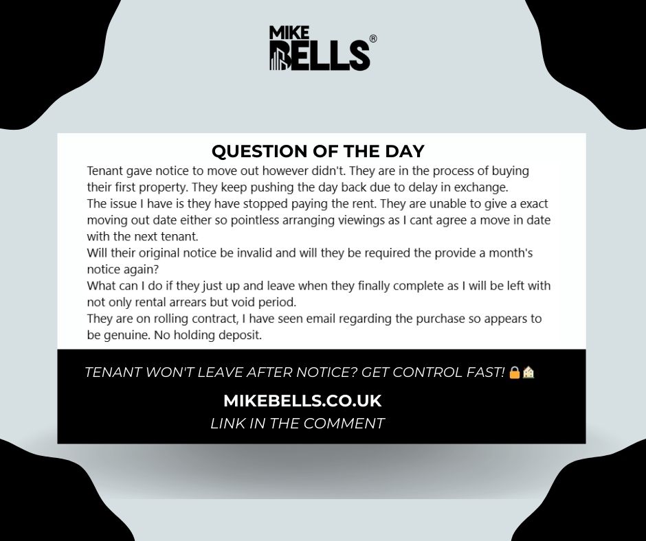 Tenant Gave Notice But Didn't Leave—Now Arrears and No Move-Out Date ...